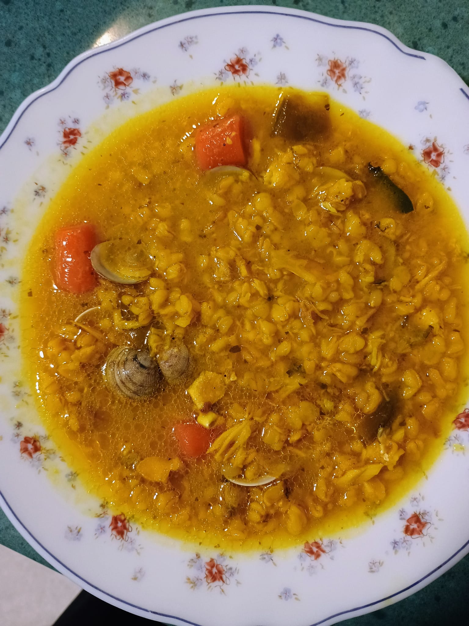 Guiso de trigo con almejas. – La cocina de los primos